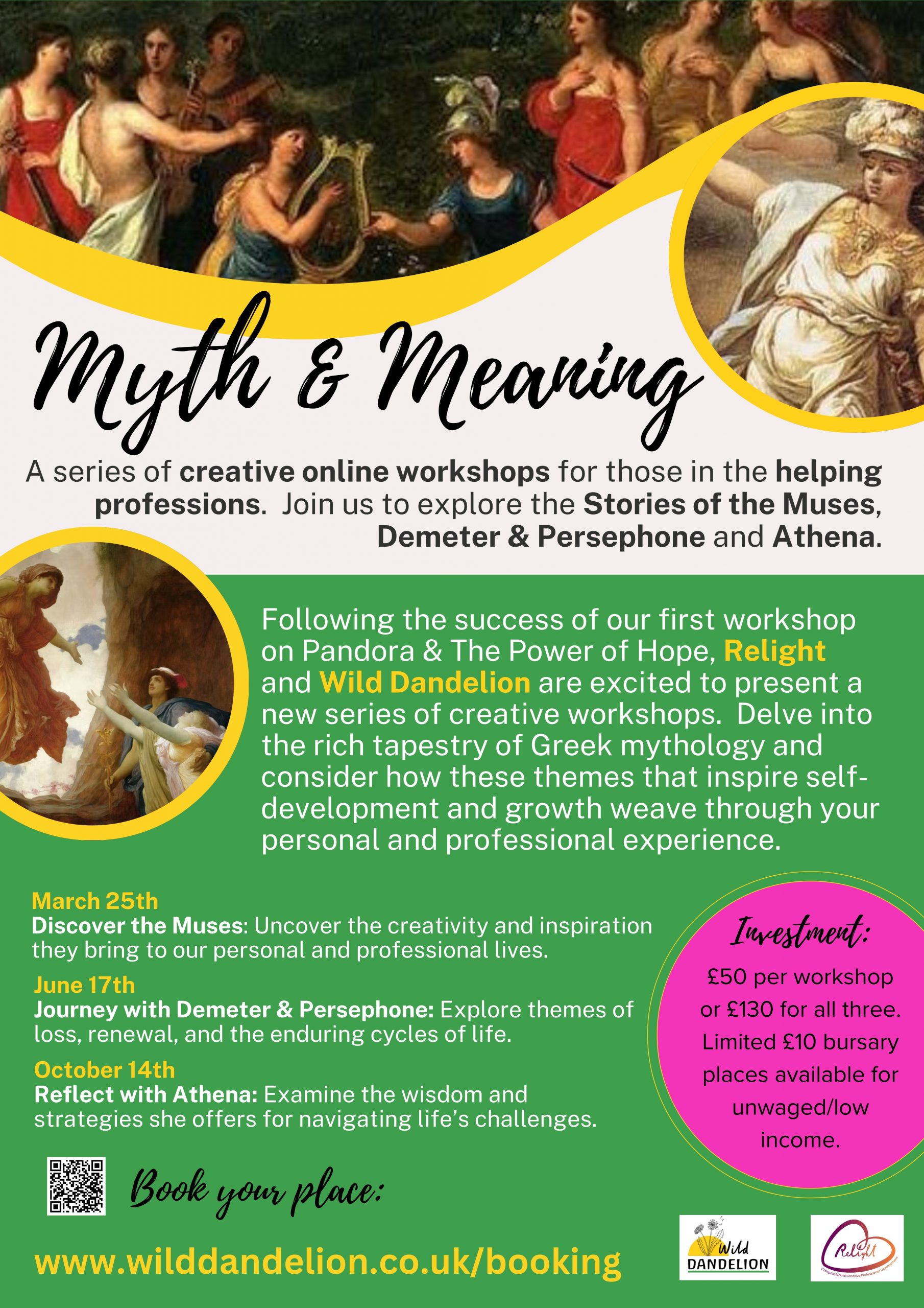 Myth & Meaning - Relight Creatively - Creative CPD and Workshops South West